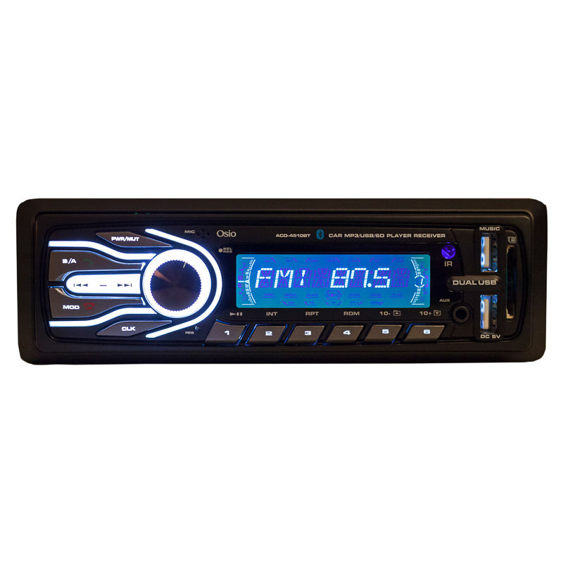 OSIO ACO-4510BT ΡΑΔΙΟ USB ΑΥΤΟΚΙΝΗΤΟΥ ΜΕ BLUETOOTH, ΔΙΠΛΟ USB ΓΙΑ ...