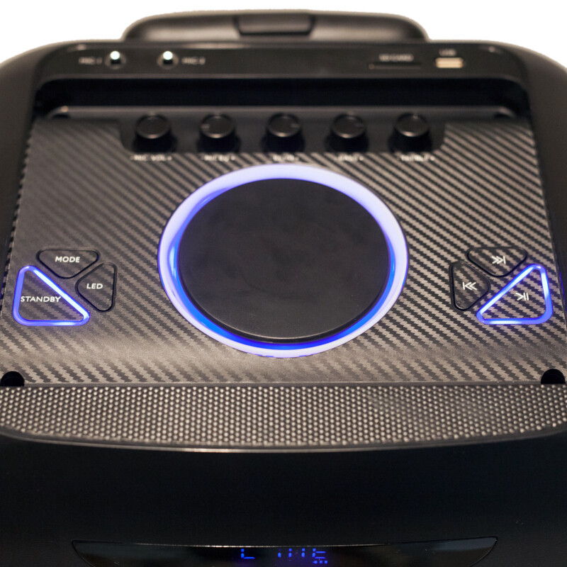AKAI ABTS-1002 ΦΟΡΗΤΟ ΗΧΕΙΟ KARAOKE ΜΕ BLUETOOTH, LED ΚΑΙ ΑΣΥΡΜΑΤΟ ...