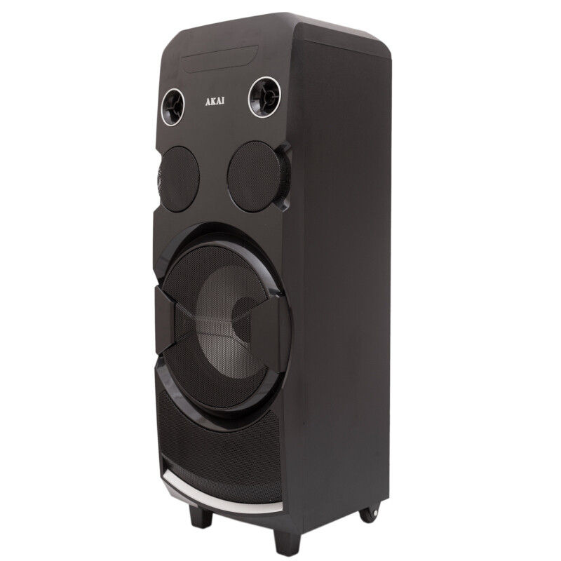 AKAI ABTS-1002 ΦΟΡΗΤΟ ΗΧΕΙΟ KARAOKE ΜΕ BLUETOOTH, LED ΚΑΙ ΑΣΥΡΜΑΤΟ ...