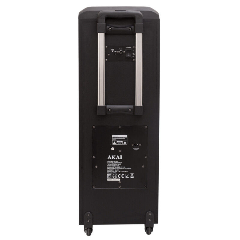 AKAI ABTS-1002 ΦΟΡΗΤΟ ΗΧΕΙΟ KARAOKE ΜΕ BLUETOOTH, LED ΚΑΙ ΑΣΥΡΜΑΤΟ ...