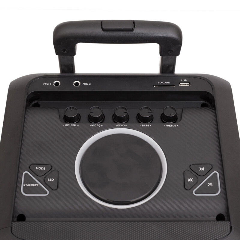 AKAI ABTS-1002 ΦΟΡΗΤΟ ΗΧΕΙΟ KARAOKE ΜΕ BLUETOOTH, LED ΚΑΙ ΑΣΥΡΜΑΤΟ ...