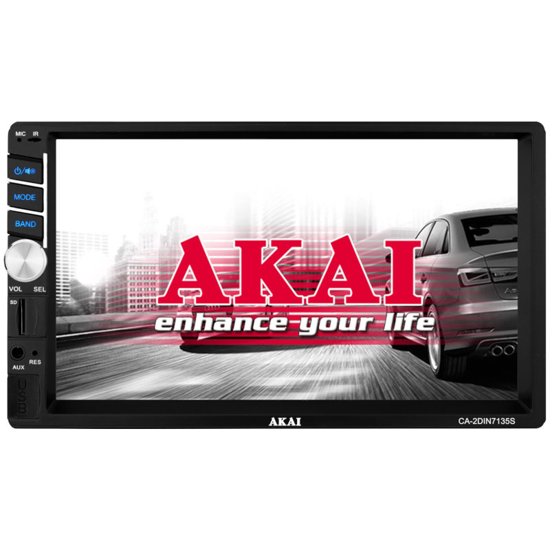 AKAI CA-2DIN7135S ΗΧΟΣΥΣΤΗΜΑ ΑΥΤΟΚΙΝΗΤΟΥ 2 DIN ΜΕ BLUETOOTH, MIRRORLINK ...