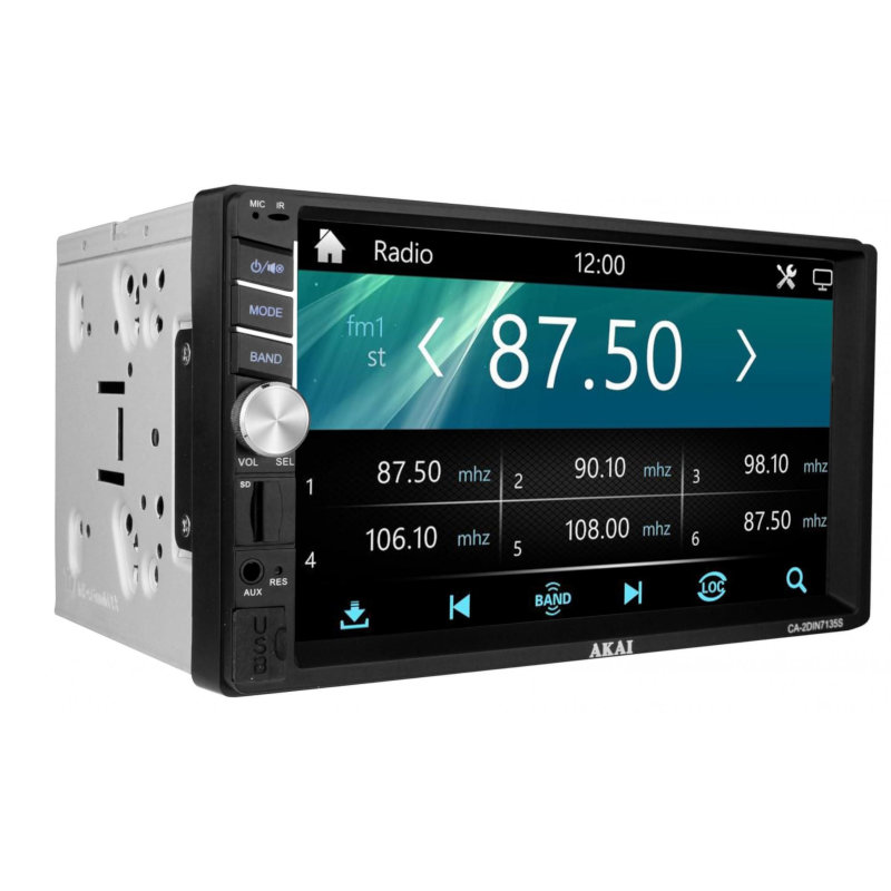 AKAI CA-2DIN7135S ΗΧΟΣΥΣΤΗΜΑ ΑΥΤΟΚΙΝΗΤΟΥ 2 DIN ΜΕ BLUETOOTH, MIRRORLINK ...