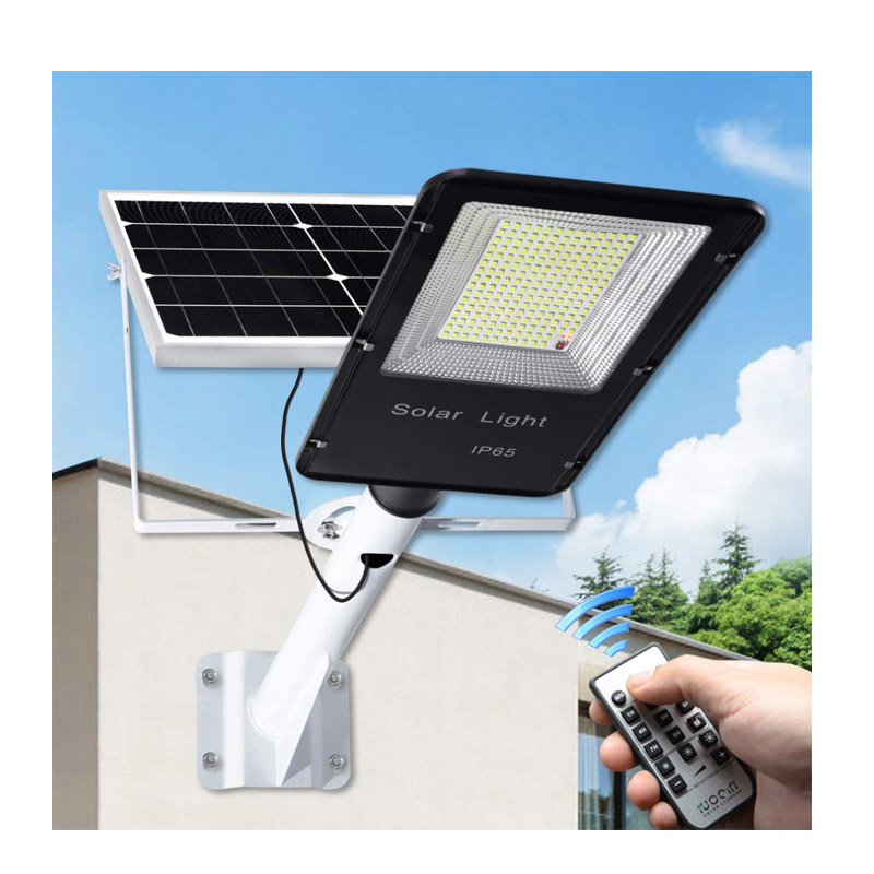 Ηλιακό Φωτιστικό Led 150W Εξωτερικού Χώρου με Τηλεχειριστήριο και ...
