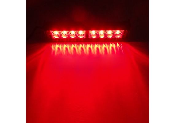 Φώτα Led Ασφαλείας με 8 Led και Τοποθέτηση στο Παρμπρίζ
